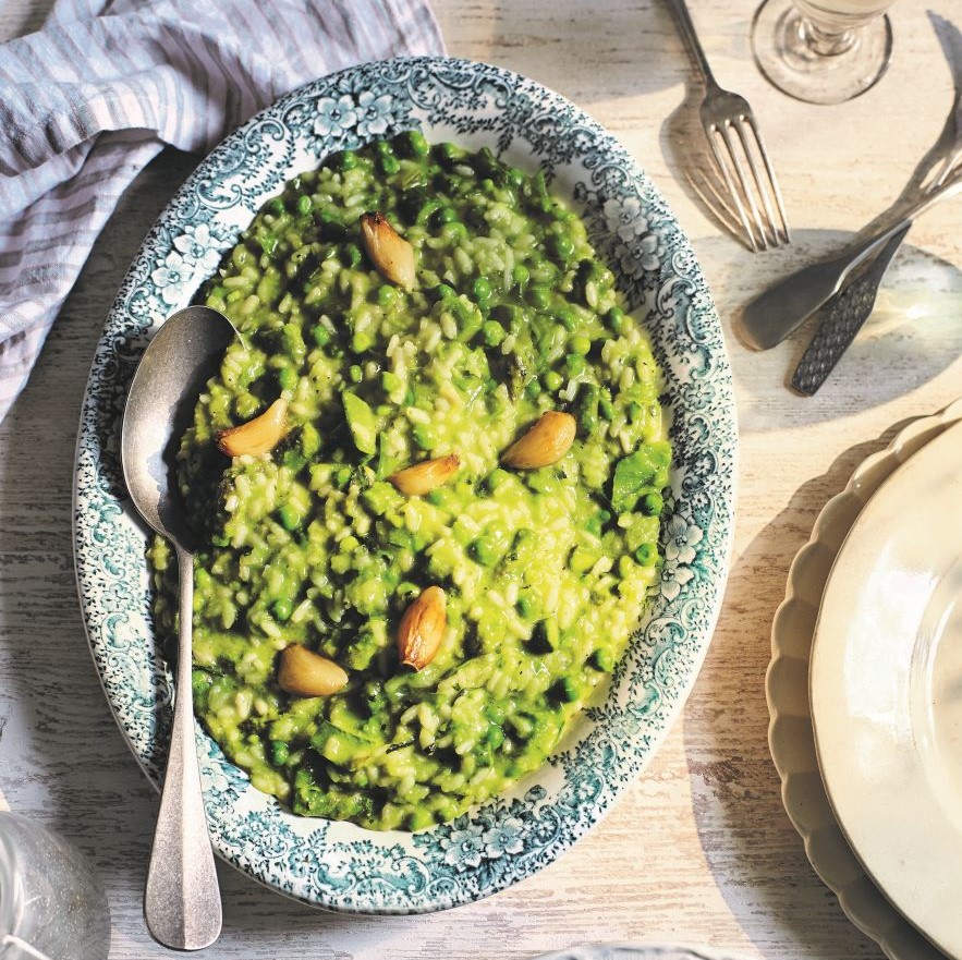 Asparagus and Sugar Snap Pea Risotto | Great British Food Awards