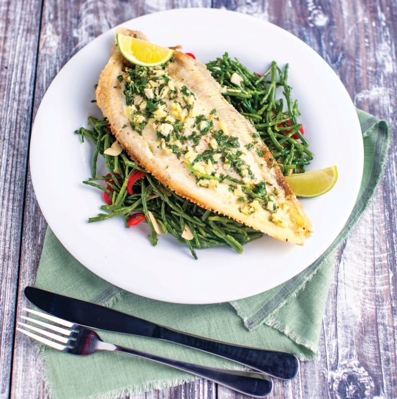 Ginger & Lime Dover Sole with Samphire | Great British Food Awards