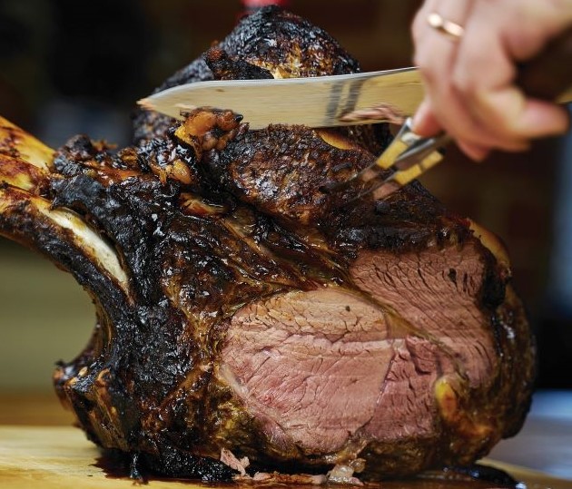 Slow Roast Beef Fore Rib Glazed in Mustard & Horseradish Sauce | Great ...