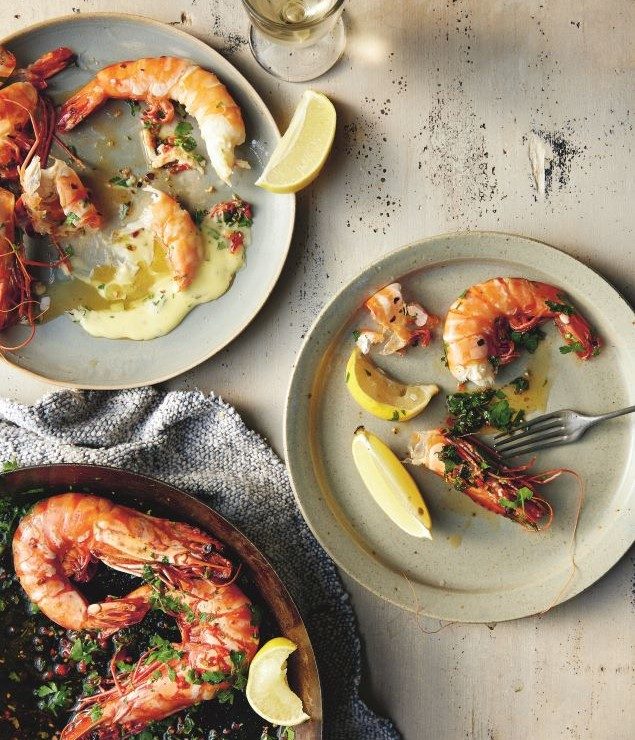 English Tiger Prawns, Chilli and Parsley | Great British Food Awards